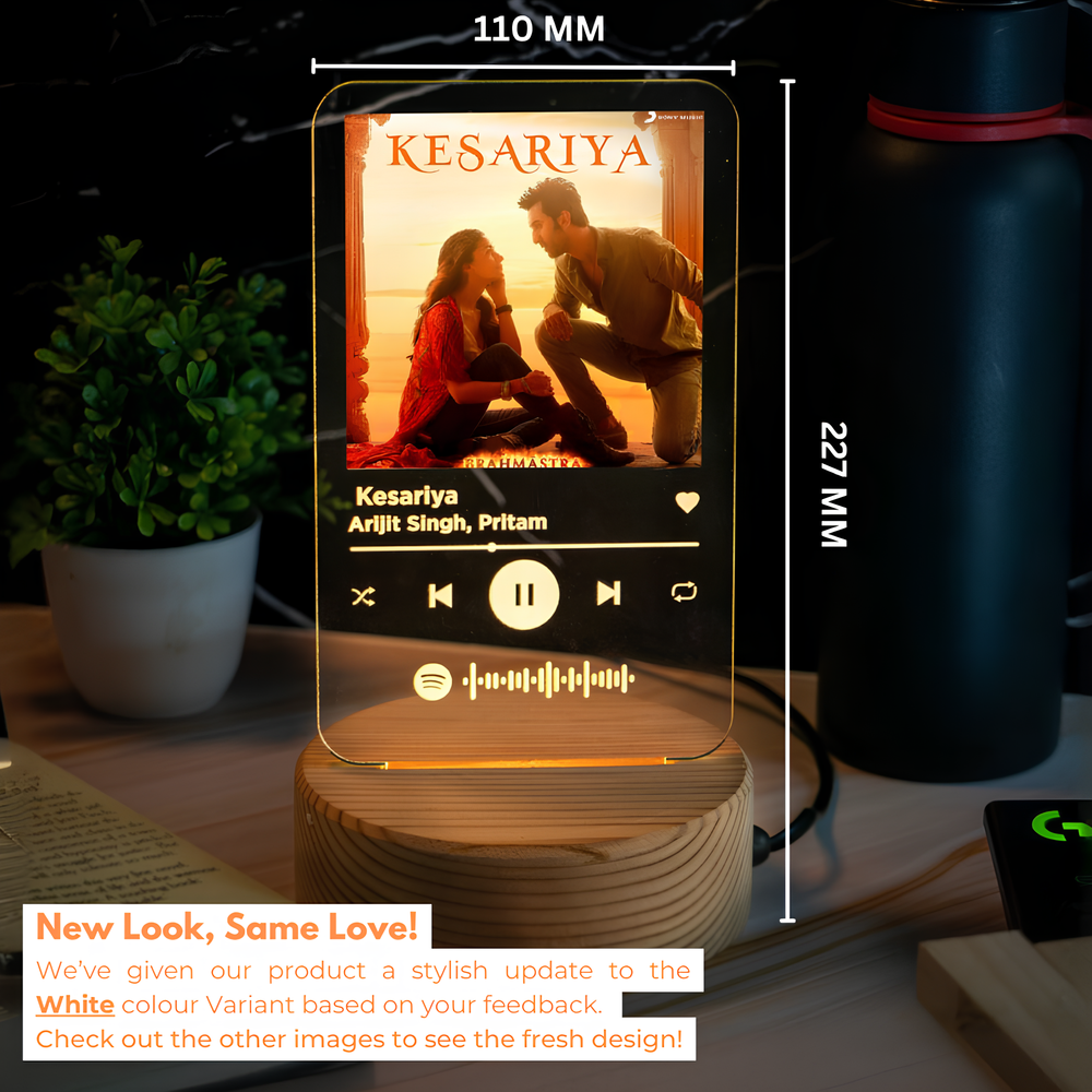 Buy Custom Spotify Night Light Online In India- Hustlezy