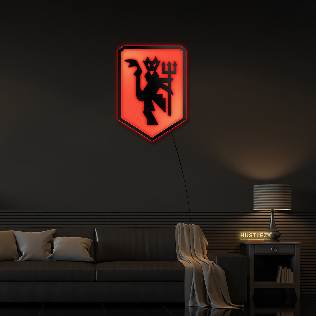 Buy Manchester United Logo Led Online in India - Hustlezy